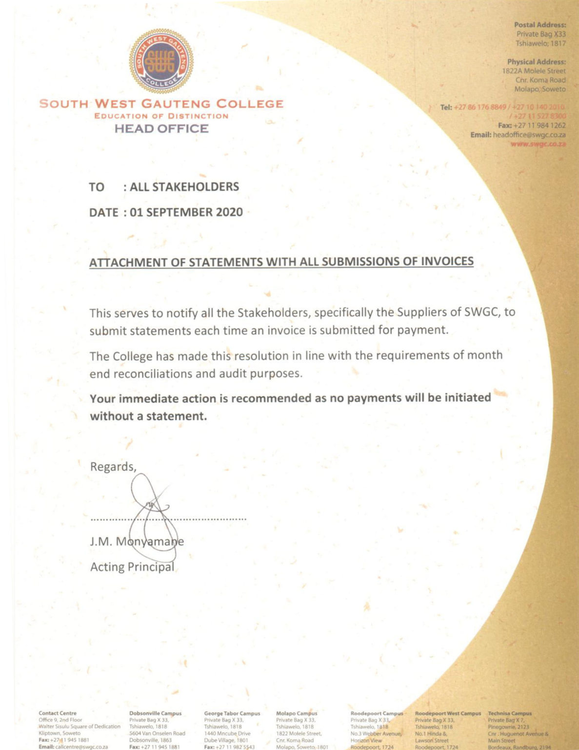 Tenders – SWGC – Welcome