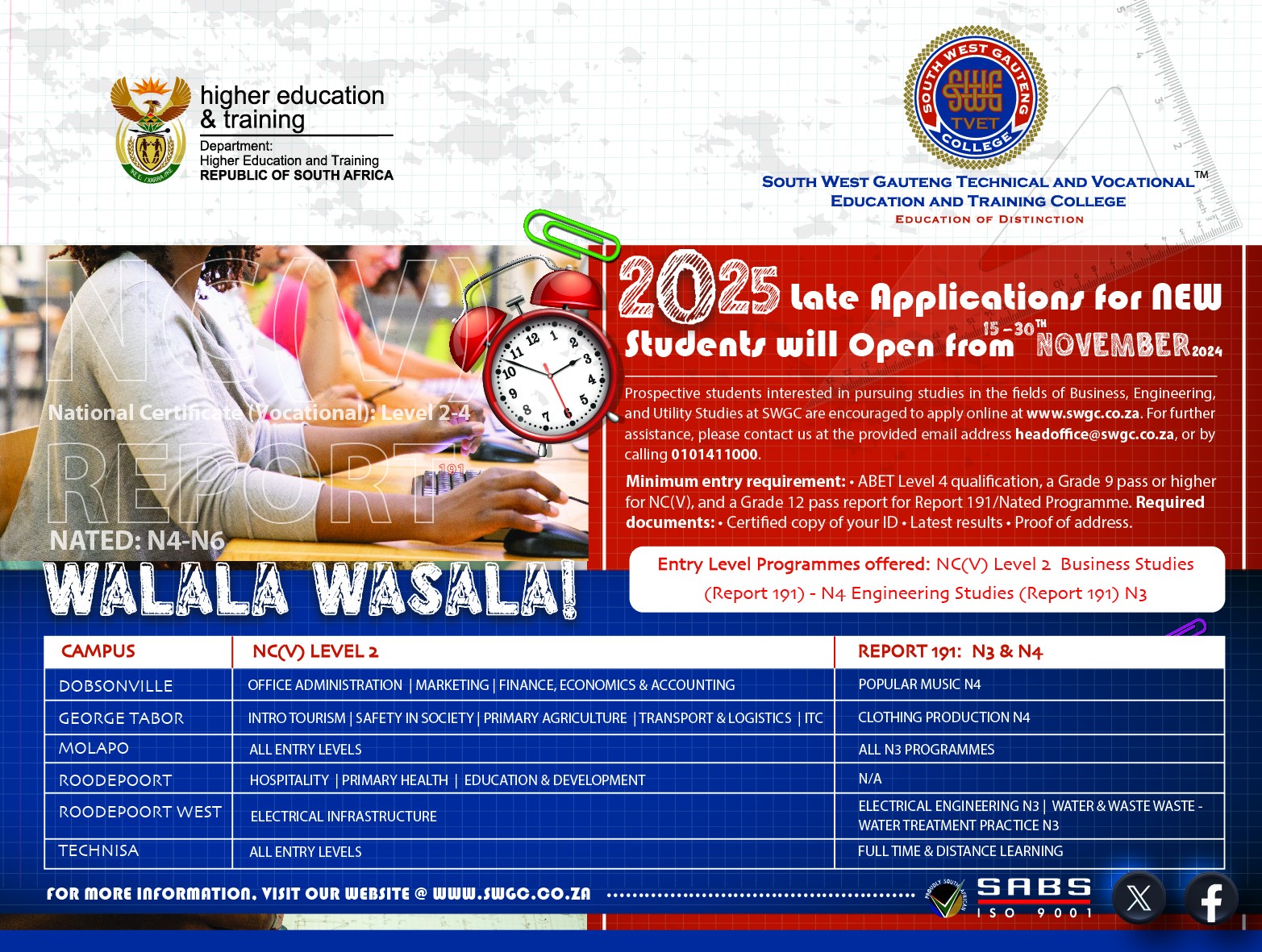 IMPORTANT UPDATE: Available spaces for late applications closing on 30 ...